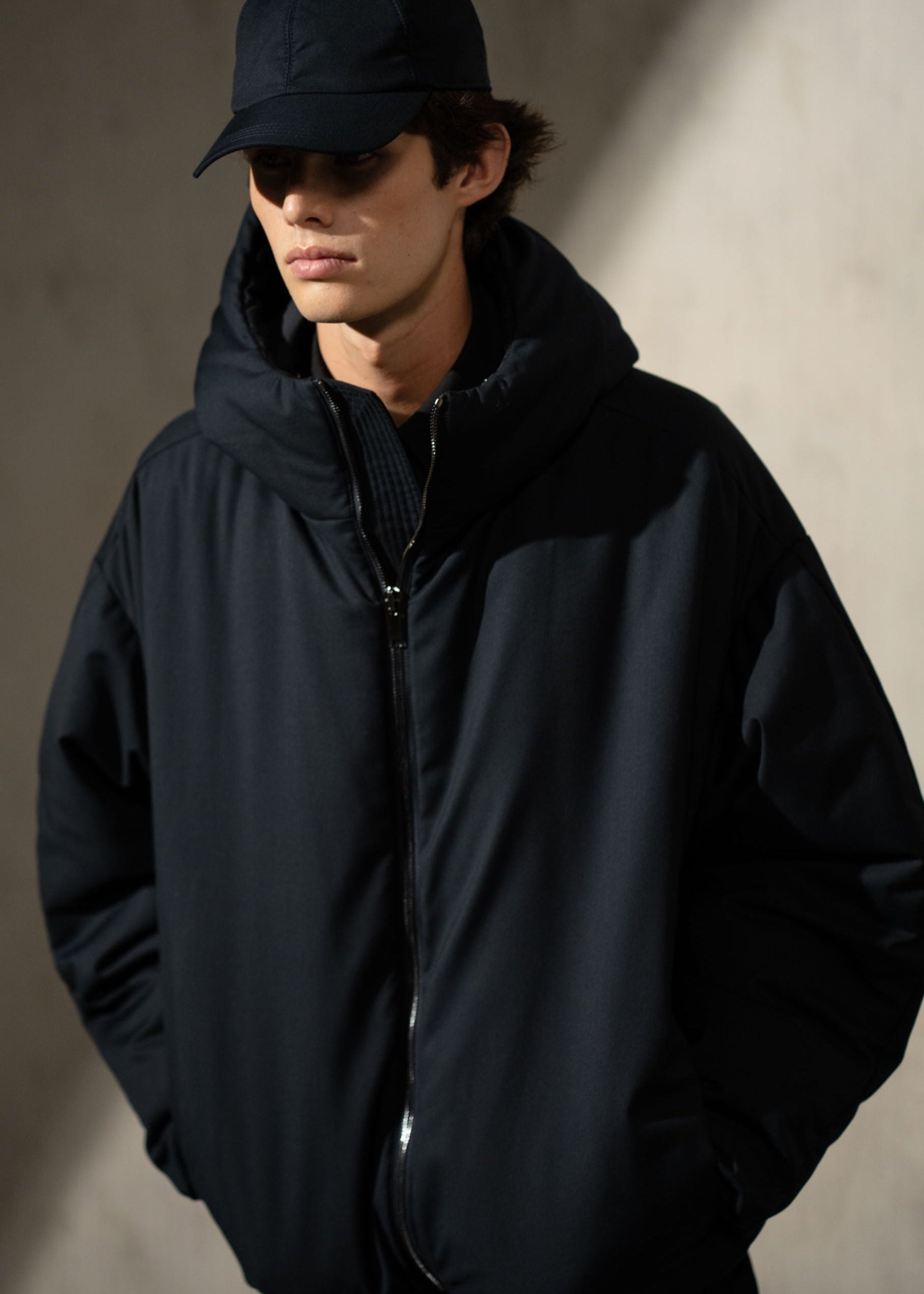 AUTER HOODED PUFFER - Midnight – Auter